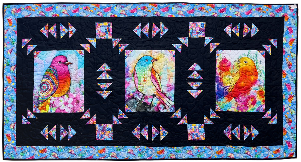 Songbird Serenade Finished Quilt før Sale • Quilts for Sale • Gr