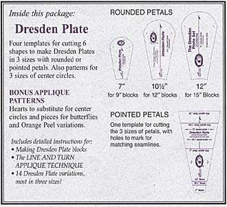 Dresden Plate Template Set by Marti Michell • Marti MichellNotions